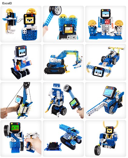 OLLO Excel İleri Robot Seti: 36 Ders İle Yapay Zeka AI Robotik Kodlama - Robot Sepeti